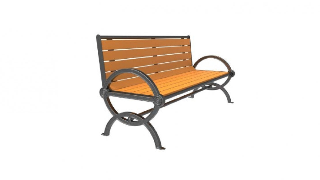 Gateway Recycled Bench – Kinetic Recreation