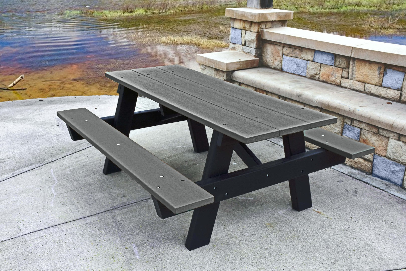 A Frame Recycled Picnic Table Kinetic Recreation