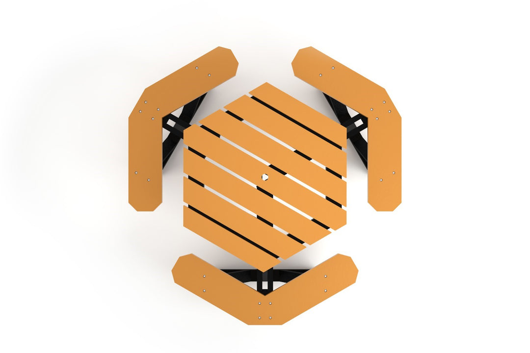 Hex Recycled Table – Kinetic Recreation